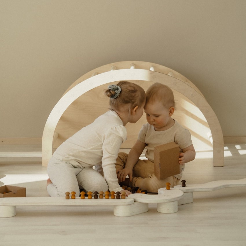 FitWood POLKU Large Balance Beam (2 Colour Options) | Bex n Boo