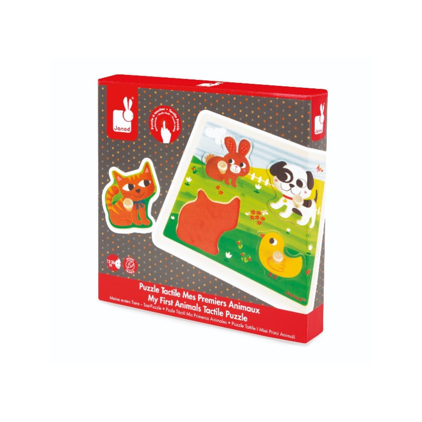 Janod Tactile Puzzles My First Animals | Bex n Boo