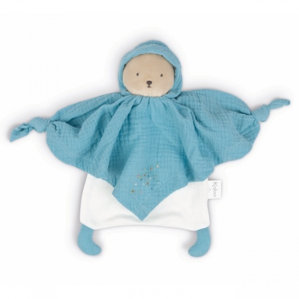 Kaloo Petit Pas Bear Blue Doudou | Organic Cotton | Bex n Boo