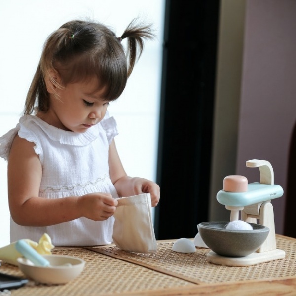 Plan Toys Wooden Cake Mixer Set | Bex n Boo