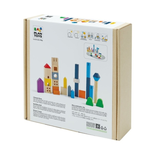 Plan Toys Cityscape Blocks | Bex n Boo
