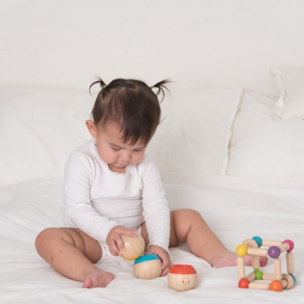Plan Toys Sensory Tumbling Set Of 3. Wooden Sensory Toys | Bex n Boo