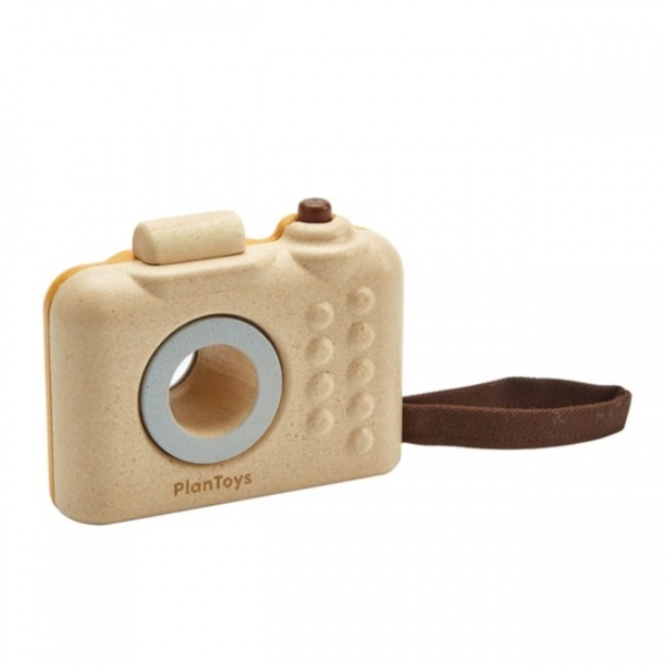 Plan Toys My First Camera Yellow | Orchard Collection | Bex n Boo