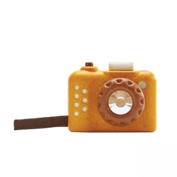 Plan Toys My First Camera Yellow | Orchard Collection | Bex n Boo