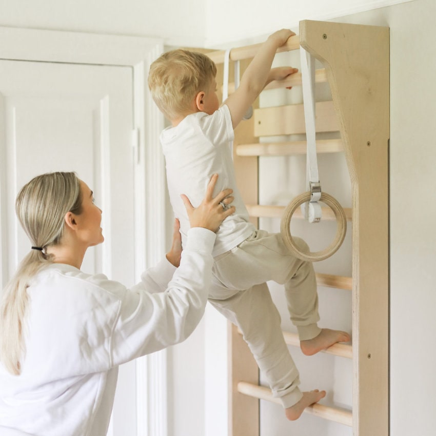 FitWood TAIMI Wall Bars (5 Colour Options) | Bex n Boo