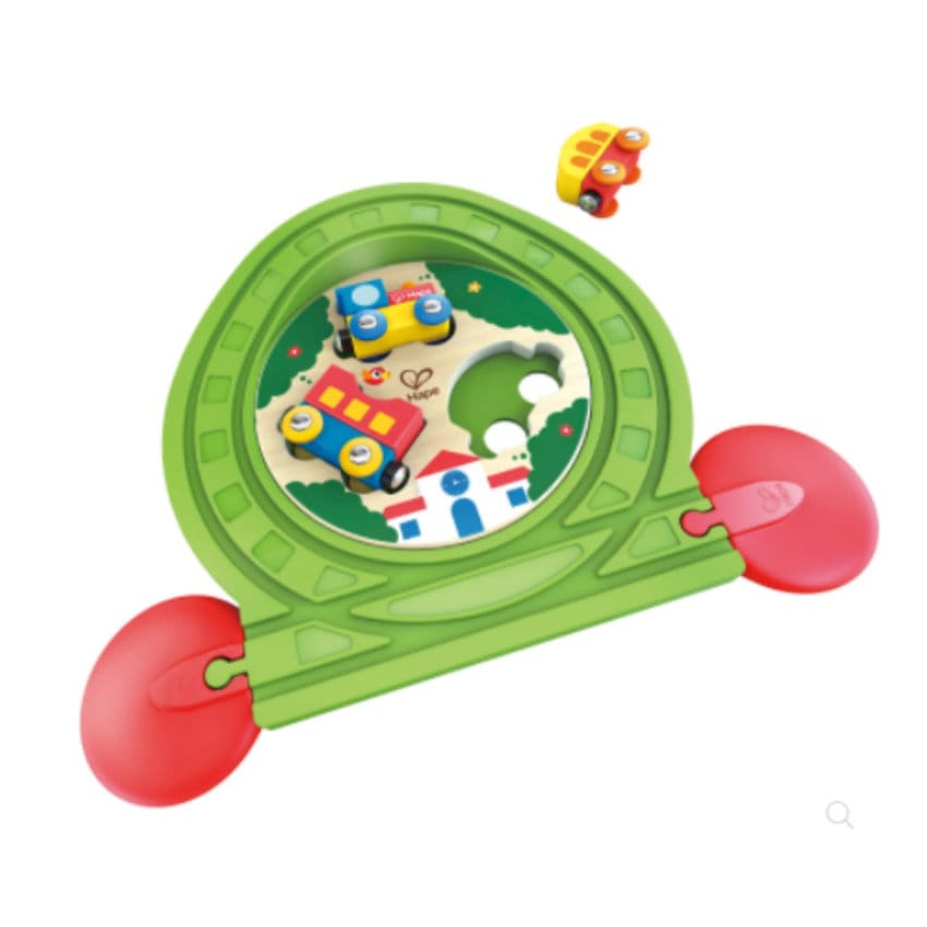 Hape Train Track Puzzle | Shape Sorter - Kiddy Moo