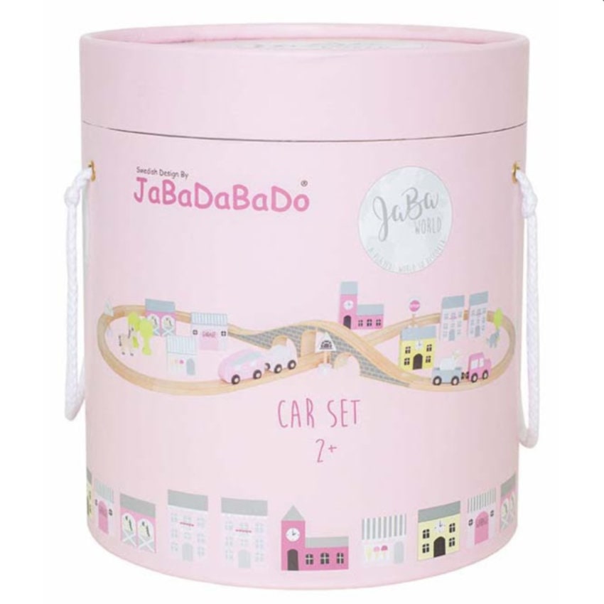 Jabadabado Pink Car Set | Bex n Boo