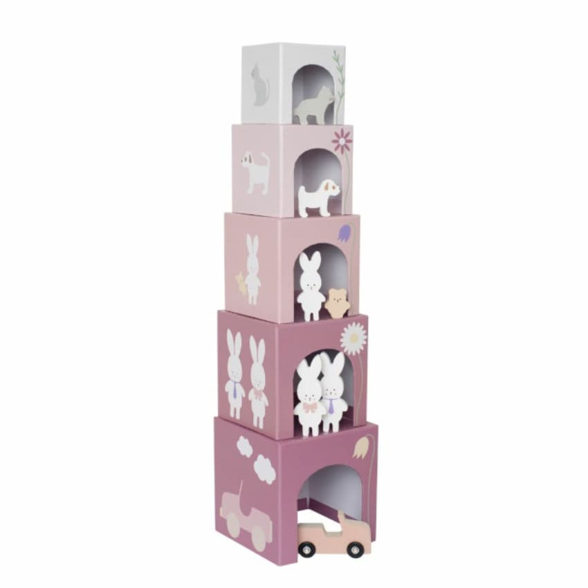 Jabadabado Bunny Stacking Cubes | Bex n Boo