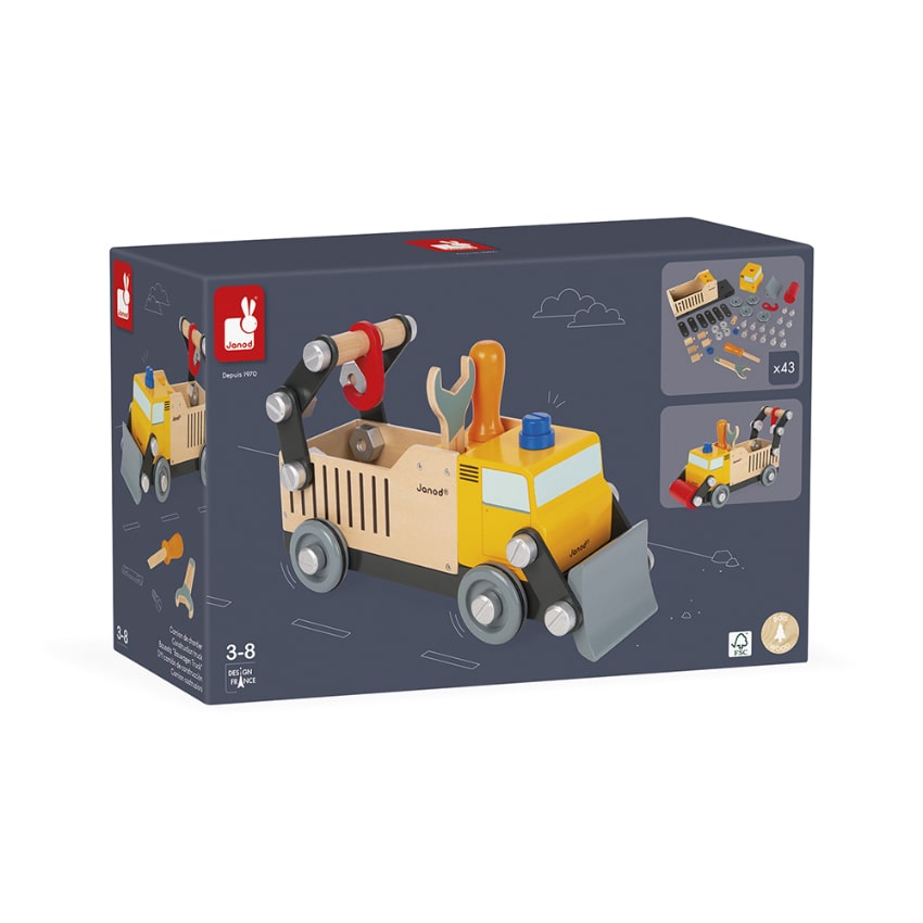 Janod Brico'Kids DIY Construction Truck | Bex n Boo