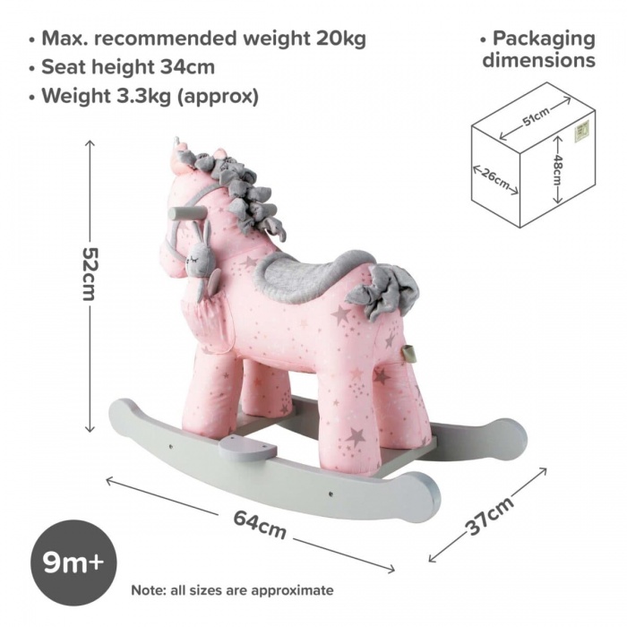 Little Bird Told Me Celeste & Fae Rocking Unicorn (9M+) | Bex n Boo
