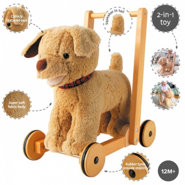Little Bird Told Me Dexter Dog Baby Walker | Bex n Boo