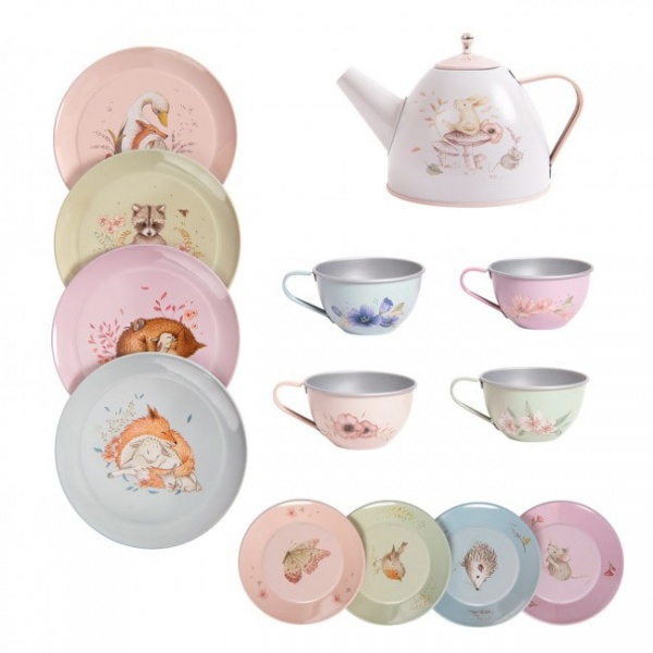 Moulin Roty Les Rosalies Tea Set (14 pieces) | Bex n Boo