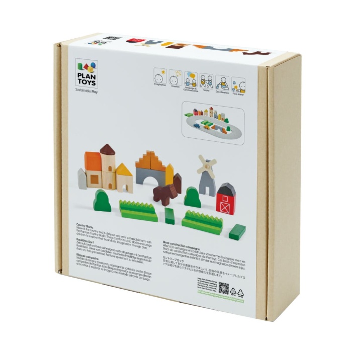 Plan Toys Country Blocks | Bex n Boo