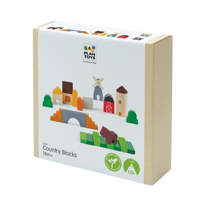 Plan Toys Country Blocks | Bex n Boo