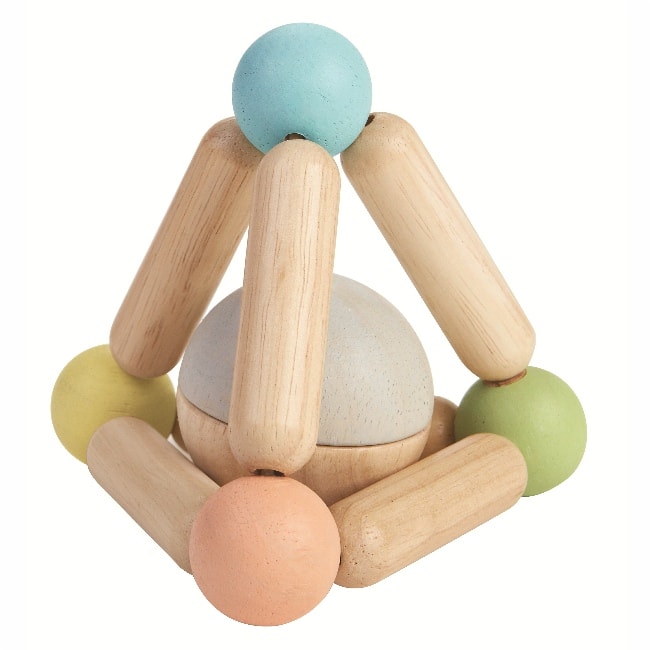 Plan Toys Triangle Clutching Toy. Sensory Toys For Babies | Bex n Boo