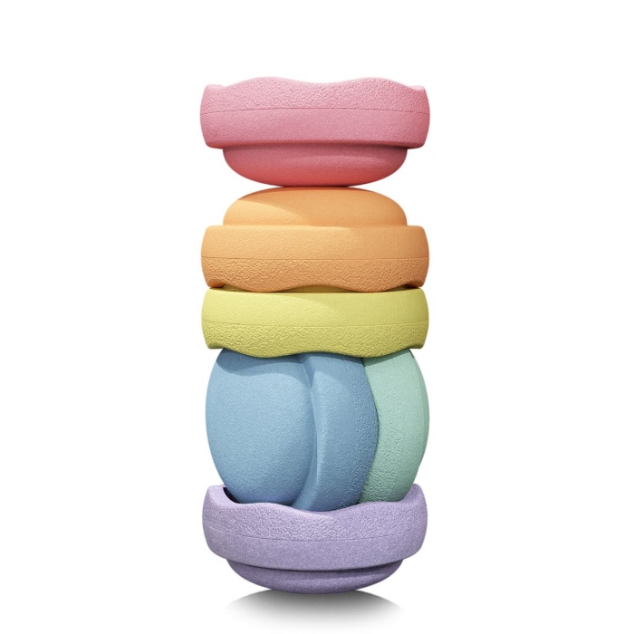 Stapelstein Original Rainbow Pastel | Bex n Boo